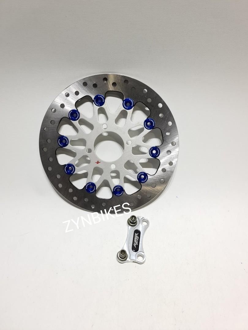 FRONT FLOATING DISC PLATE 267MM WITH BRACKET – ZYNBIKES