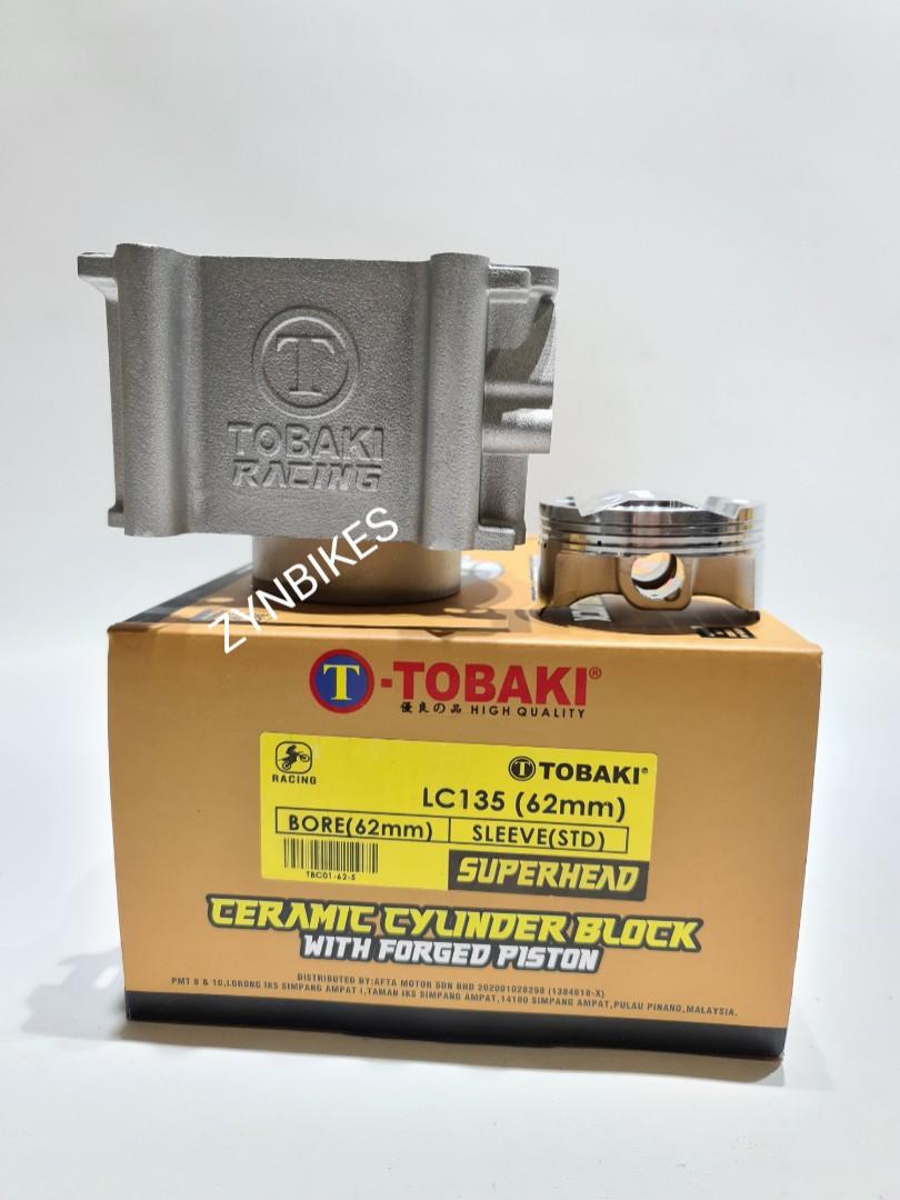 TOBAKI RACING SUPERHEAD BLOCK 62MM 63MM 65MM YAMAHA SPARK 135 SNIPER 1 ...