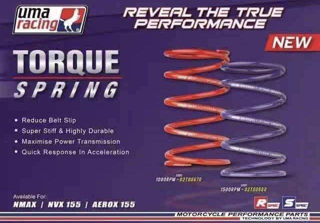 UMA RACING TORQUE SPRING YAMAHA AEROX 155 NMAX 155 – ZYNBIKES