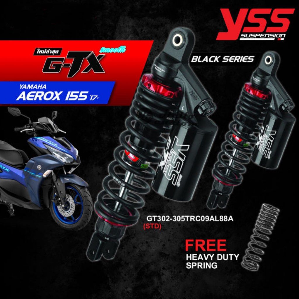 YSS GTX SUSPENSION YAMAHA AEROX 155 V1 V2 – ZYNBIKES
